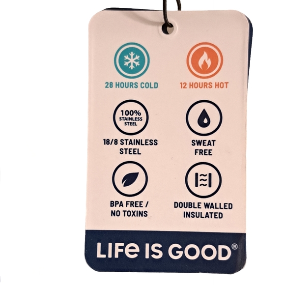 Life Is Good | Other | Life Is Good 5oz Sticker Collage Stainless Steel ...